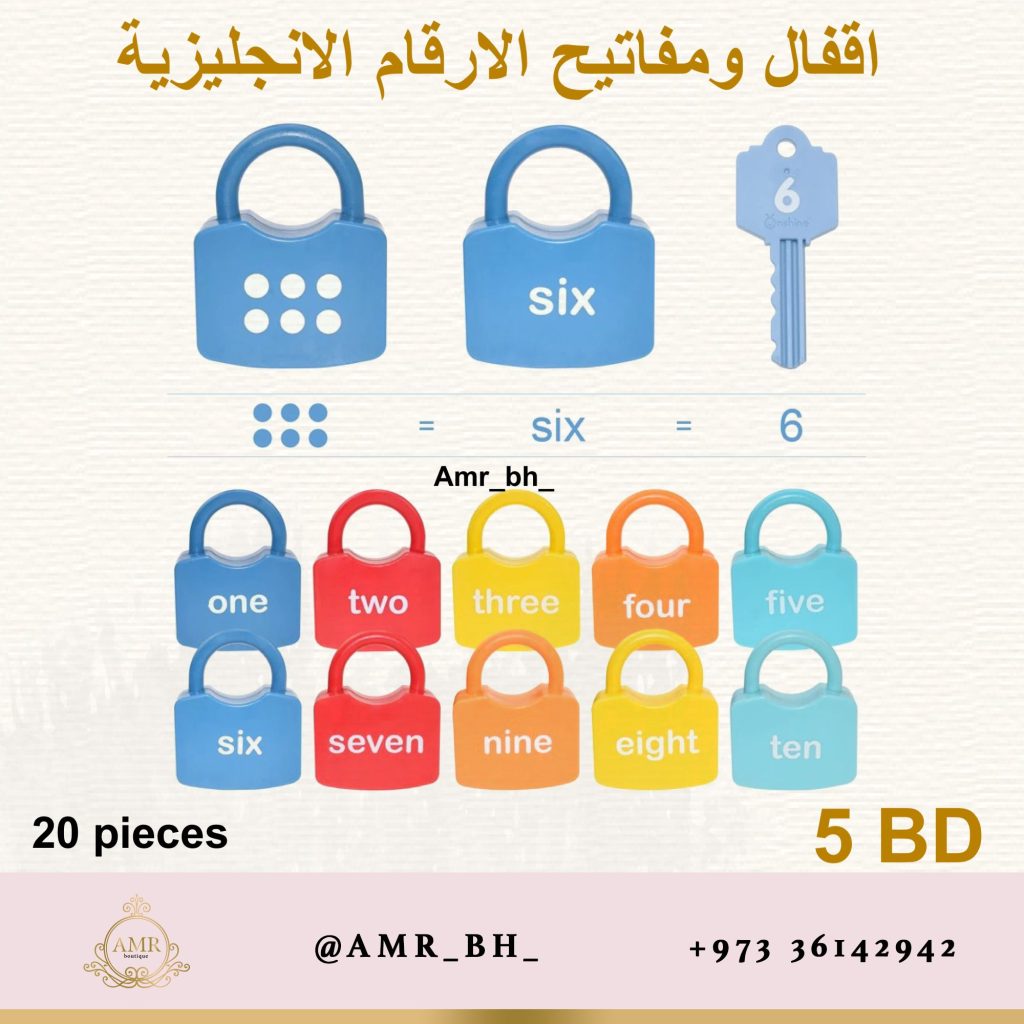Locks and Keys Numbers Game لعبة اقفال ومفاتيح الارقام | AMR